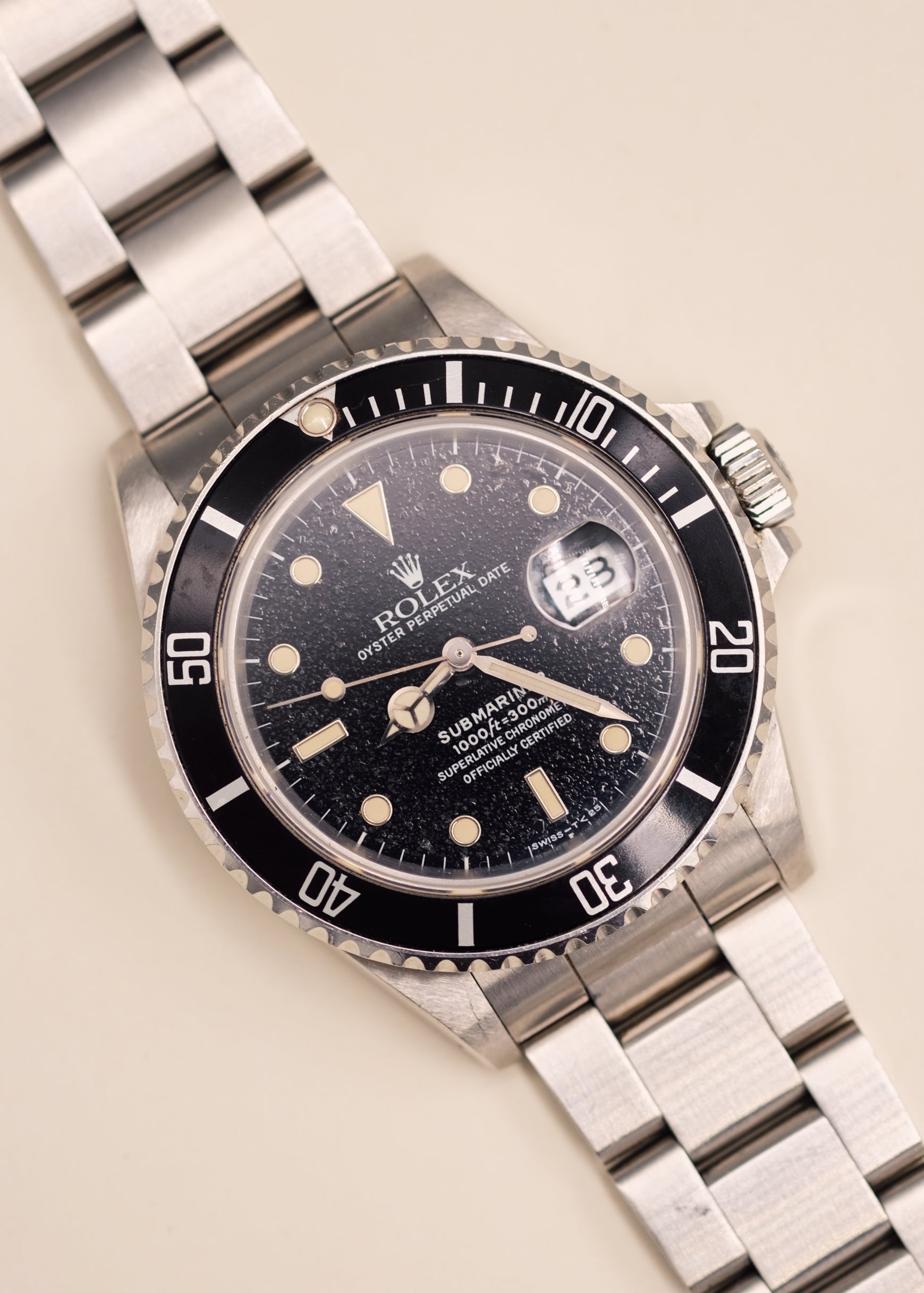 Rolex Submariner 168000 'Star Dust' Tropical Dial - 1988 – 25 Dials
