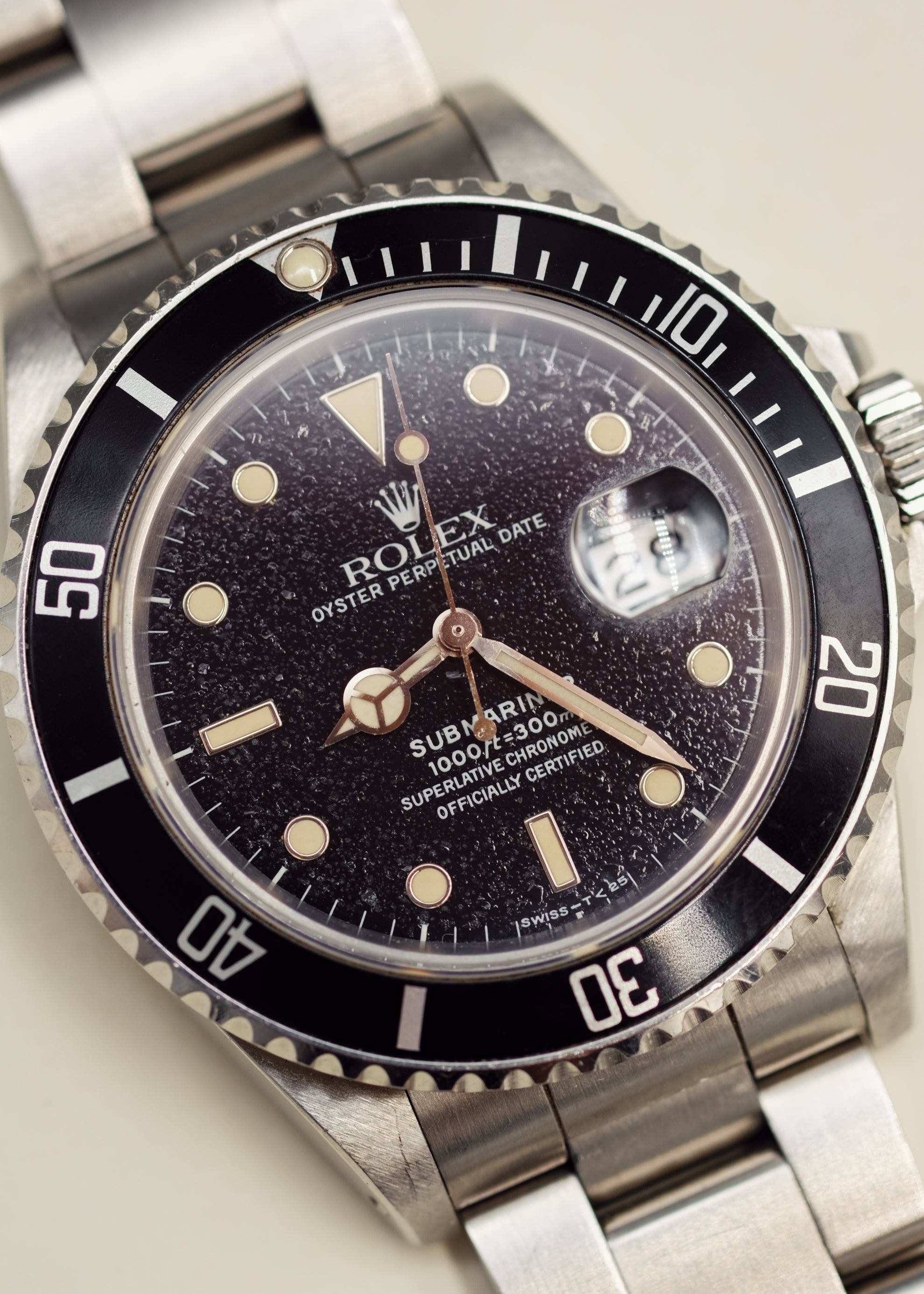 Rolex Submariner 168000 'Star Dust' Tropical Dial - 1988 – 25 Dials