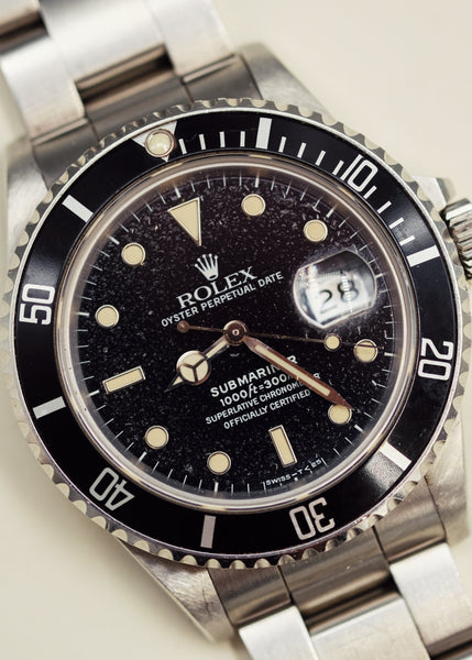 Rolex Submariner 168000 'Star Dust' Tropical Dial - 1988 – 25 Dials