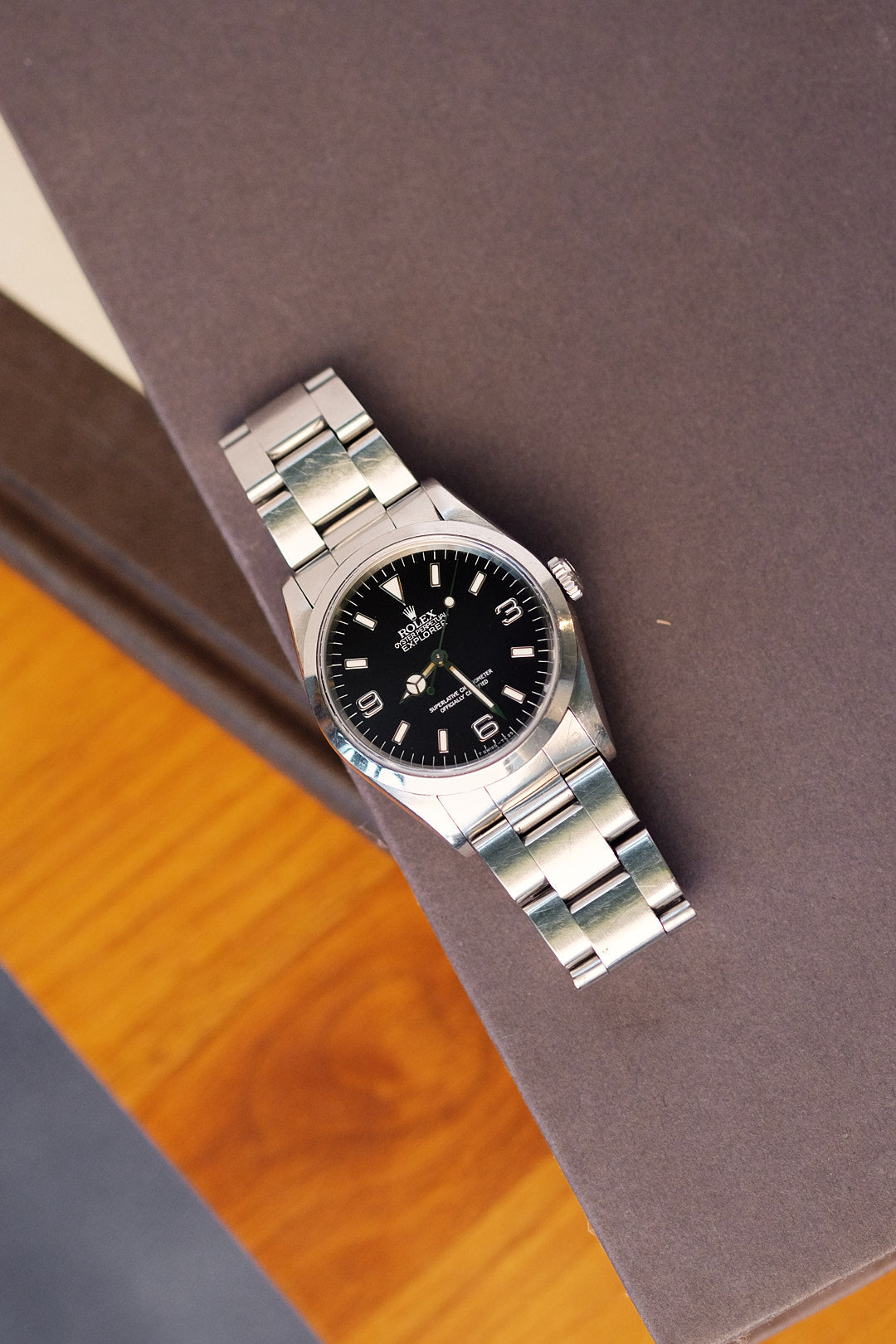 Rolex Explorer i 14270 Matte Cream Patina Dial - 1996 – 25 Dials